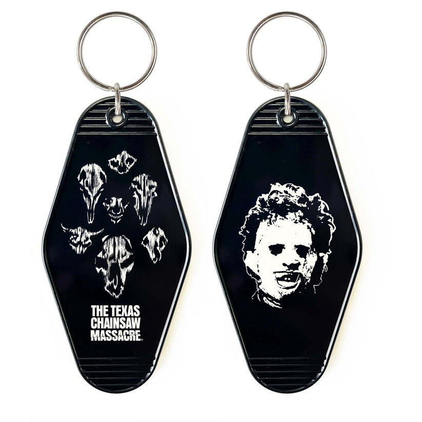 Leatherface & Bones Keychain – Hooper's Merch Store